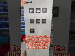 what key components are added to a pump control cabinet?