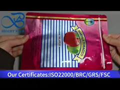 menthol tobacco ziplock plastic bag