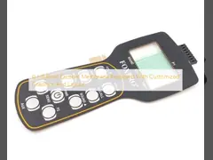 China 0.1-0.4mm Custom Membrane Keyboard With Customized Graphics And Layout for sale