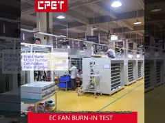 China Temperature-Controlled Burn-In Test Chamber with 2400*1200*1600 mm Size and 460Vac Rated Voltage for EC Fan Drive Modules for sale