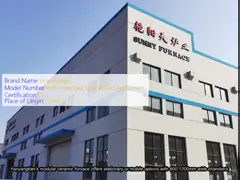 China Modular Assembly Industrial Ceramic Furnace Offering Stationary or Mobile Options and Chamber Section Size 600-1200mm Wide Designed for Industrial for sale