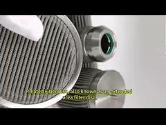 Alloy Mesh Pleated Filter Disc
