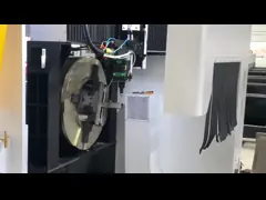 China QH-GC3-H    3-Chuck Heavy Duty Lathe Tube Cutting Machine Horizontally-mounted Lathe Follow-up Support for sale