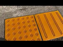 China 300x300mm PVC Road Stud Airport Road Tactile Mat Tiles Plastic Tactile Indicator Tiles for sale