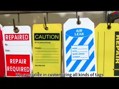 China Custom  Hang Tag for Quality Control in Warehouse, Shop Floor, Machinery, Equipment or Office for sale