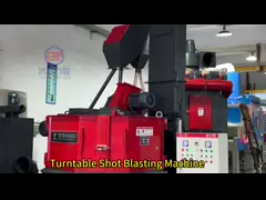 China Wheel Shot Blasting Machine Rotary Table Shot Blast Machine for sale