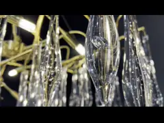 China Modern White Magnolia Petals Ceramic Branch Tree LED Pendant Light Project Pendant Lamp For Living Room Hotel Lobby Staircase for sale