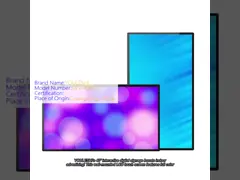 Indoor Advertising Equipment 40 Inch Multifunctional Display Screen Wall Mounted Touch Touch LCD Interactive Digital Signage Customized