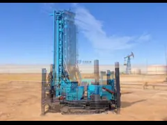 Tipo perforatrice del cingolo del grande diametro portatile della st 350m Borewell