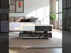 China 5.1CH 120W*2+25W*3 HIFI Power Amplifier with Optical Coaxial Input, BT 5.0, Super Bass, for Home Theater Karaoke Party for sale