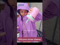 Eco-Friendly Silicone Straw Sleeves Add Comfort and Style to Every Drink