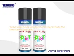 Various Colors Acrylic Spray Paint Fast Drying For Plastic And Metal Garden Accessories