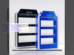 Custom Acrylic LED Lighted Display Stand with Multiple Tiers and Colors for Specialty Stores