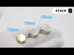 Hexagonal zinc alloy metal rivets for decoration