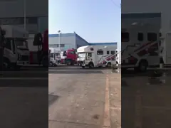 China Foton Automatic  4X4 RV Camp Adventure Motor Home Luxury Caravan Campervan Car Motor Outdoor Traveling Motorhome for sale