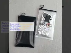 China Custom Black PVC Zip Lock Bag for Clothing Packaging - PVA Material with Multiple Size Options for Jeans and T-Shirts for sale