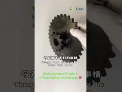 China Lawn Equipment Parts Double Sprocket 32 teeth & 12 teeth G210407 Fits Millcreek 3100/3200 Turf Tiger Spreaders for sale