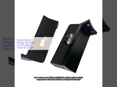 Customized Steel CNC Spare Parts with Black Oxidation Surface Treatment and ±0.002~0.005mm Tolerance
