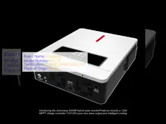 China 4200W Solar Battery Inverter With 120V Pure Sine Wave Output And MPPT Charge Controller for sale