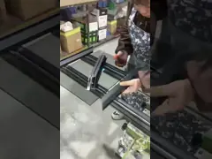 China Powder Coating Aluminium Edge Profile Narrow Frame For Kitchen Door ODM for sale