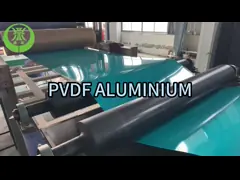 China 0.6mm Color Coated Aluminum Sheet (Blue) – For Outdoor Canopy & Awning Fabrication for sale