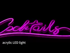 Cocktail neon lights
