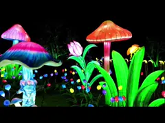 China Zigong Lantern Factory's Tiger Shaped Sculptural Lanterns - Outdoor LED Decorative Lanterns for sale