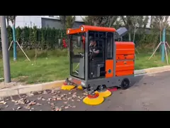 A Closer Look: Electric Floor Sweeper: High-Efficiency Commercial & Industrial Cleaning Machine