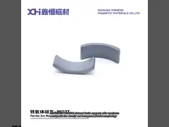 China 340mm×255mm×75mm Package Size Sintered Ferrite Magnet with Maximum Magnetic Flux Density along Anisotropy Axis and Hexagonal Platelet Morphology for sale