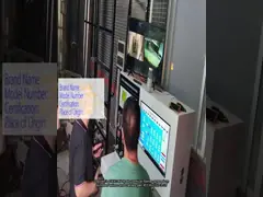 Laboratório de Testes Realiza o Teste de Resistência à Propagação Vertical de Chama em Condutores, utilizando equipamentos de teste.