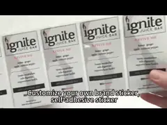 China Waterproof Vinyl Wine Label Custom Order Self Adhesive Sticker for Craft Beverage Packaging for sale