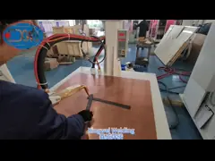 China ISO Table Spot Welding Machine , Sheet Metal Spot Welding Machine 200mm Stroke for sale