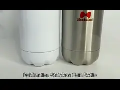 China 350ml 500ml 750ml 1000ml Sublimation Water Bottle Blanks Sports Cola Bottle Double Walled Vacuum Insulated Sublimation Bottle for sale