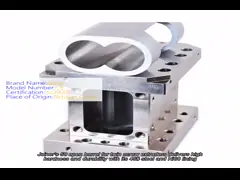 Cina 58 barilotti aperti della doppia vite, alta durezza dell'espulsore dei pezzi meccanici gemellati in vendita