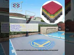 Modular PP Interlocking Sports Tiles 340x340mm Anti-Slip Multi-Surface