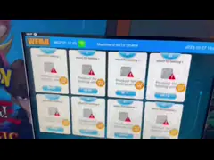 Uma Máquina Mini-Tcg-Ausgabemachine, que é montada numa varinha de Pokémon.