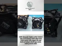 Cable de red eléctrica industrial CAT6 SF/UTP con cable retráctil con 8 canales SFTP blindados y 4x16A