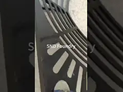 China 700*800mm Square Frame Round Cover Ductile Iron Manhole Cover C250 D400 BS EN124 for sale