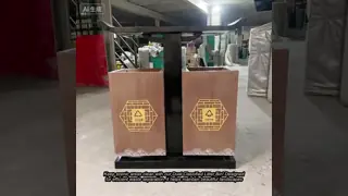Dual-Classified Litter Bin for Scenic Areas