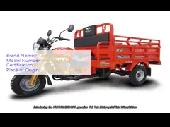 China 150CC Gasoline Tuk Tuk Motorcycle with 800kg Load Capacity and 60km/h Speed - Three Wheel Cargo Trike with Side Seats for sale