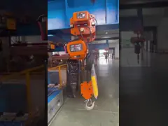 China Compact Electric Chain Hoist for Limited Headroom Spaces and Dense I-Beam Rails in Industrial Settings for sale
