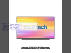 China 15.6 Inch Laptop LCD Screen BOE 1920x1080 Resolution 2 Lane 30 Pin EDP Interface Display for sale