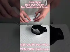 China PureStyle Professional Non-Allergic Low Ammonia Natural Herbal Cream Hair Dye Factory Manufacturers Wholesale Low Moq for sale