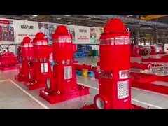 ULFM electric motor driven vertical turbine fire pump