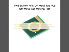High Frequency RFID On Metal Tag with Dual Frequency Compatibility and Handheld RFID Reader Support for Secure Data Transmission