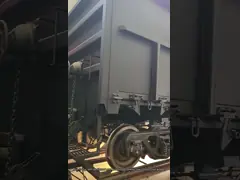 China 1520mm Gauge Railway Wagon With Axle Load 23.5t Volume 82 M3 for sale