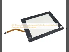 0.2-0.6mm Custom Membrane Switch Control Interface Optimize Device Performance