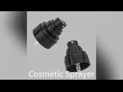 China 20/410 24/410 36/410 Multi-level Steps Shape Smooth Effect Fine Mist PP Plastic Head Big Dosage Making-up Setting Sprayer With AS Plastic Cap for sale