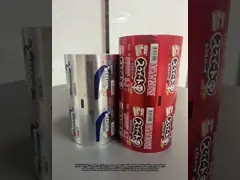 3 Inches Core Diameter Packaging Film Rolls Applying Gravure Printing Offering Excellent Adhesion and Print Consistency