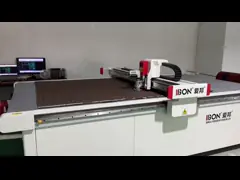 China 11kW Digital Flatbed Cutter 1600x1300mm Cutting Area for PU Leather Upholstery Applications for sale